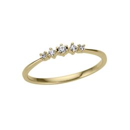 Firetti Damen Goldring &raquo;Schmuck Geschenk Gold 585, poliert&laquo; mit Brillanten gold