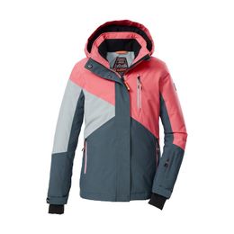 Killtec M&auml;dchen Skijacke &raquo;KSW 209 GRLS SKI JCKT&laquo; M&auml;dchen-Skijacke: wasserdicht, atmungsaktiv, Colourblock-Design blau 164