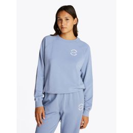 Tommy Hilfiger Underwear Damen Sweatshirt &raquo;TRACK TOP&laquo;, mit Logo blau M (38)