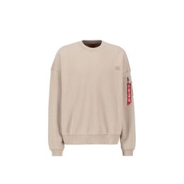 Alpha Industries Herren Sweater &raquo;Alpha Essentials RL Sweatshirt&laquo; beige S