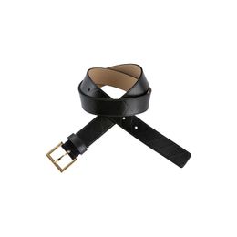 Hugo Damen Hugo Lederg&uuml;rtel &raquo;Amelia-Ch-Deb Sz30&laquo; mit tonalem Muster schwarz