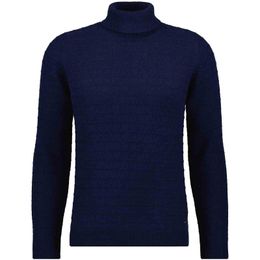 Ragman Herren Ragman Rundhalspullover blau 52