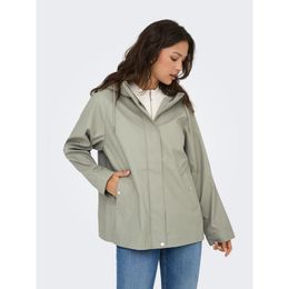 Only Damen Only Allwetterjacke &raquo;ONLELISA SHORT RAINCOAT OTW&laquo; mit Kapuze braun XS