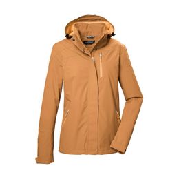Killtec Damen Outdoorjacke &raquo;KOS 28 WMN JCKT&laquo; Wasserdichte, atmungsaktive Damenjacke, recyceltes Material orange 42