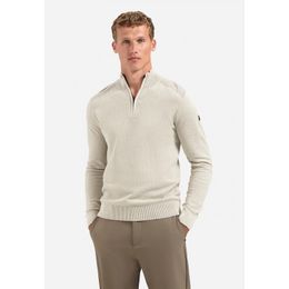NO EXCESS Herren NO EXCESS Stehkragenpullover &raquo; Strukturierter Half-Zip-Pullover&laquo; XXL