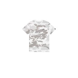 Alpha Industries Herren T-Shirt &raquo;Basic T-Shirt SL Camo&laquo; wei&szlig; XL