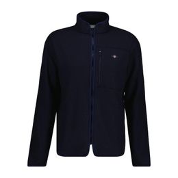 Gant Herren Fleecejacke &raquo;MICRO FLEECE&laquo; Stehkragen, regular fit blau 4XL