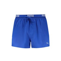 Puma Herren Puma Badeshorts &raquo;Puma SWIM MEN LOGO SHORT SHORTS 1P&laquo; Seitentaschen, Ges&auml;&szlig;tasche mit Rei&szlig;verschluss, Kordelzug XS, N-Gr