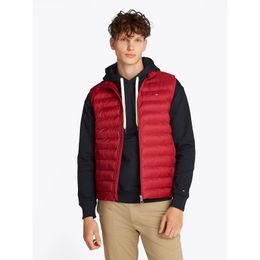 Tommy Hilfiger Herren Steppweste &raquo;PACKABLE RECYCLED VEST&laquo; mit Logostickerei rot S