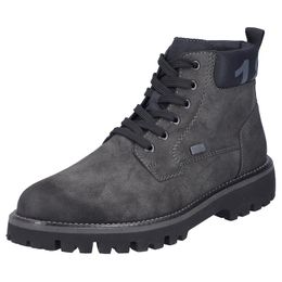 Rieker Herren Winterstiefelette , Winterboots, Outdoorstiefelette mit TEX und Innenrei&szlig;verschluss grau 40