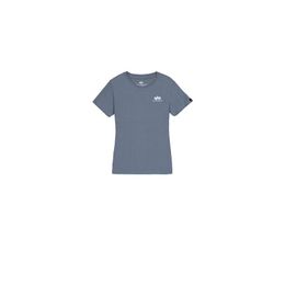 Alpha Industries Damen T-Shirt &raquo;Basic T-Shirt SL W&laquo; blau XS
