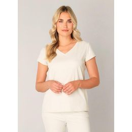 Base Level Damen T-Shirt &raquo;Tilly&laquo; mit V-Ausschnitt 38