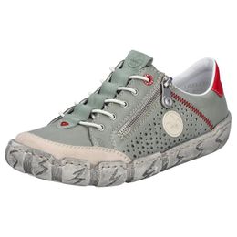 Rieker Damen Plateausneaker Schlupfschuh, Halbschuh, Freizeitsneaker mit Gummizug 38