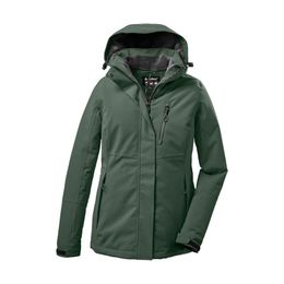 Killtec Damen Outdoorjacke &raquo;KOW 170 KG WMN JCKT&laquo; Damen Funktionsjacke: wasserdicht, atmungsaktiv, abnehmbare Kapuze gr&uuml;n 22