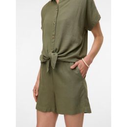 V&eacute;ro Moda Vero Moda Damen Shorts &raquo;VMTHEA MW SHORTS WVN NOOS&laquo; gr&uuml;n XS (34), N-Gr