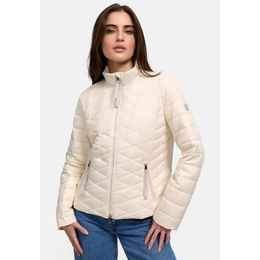 Manisa Damen Manisa Steppjacke ohne Kapuze mit Diamondsteppung beige 50