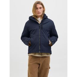 Jack & Jones Jack & Jones Herren Outdoorjacke &raquo;JJEPARKER DOVER JACKET SN&laquo; mit Kapuze blau XXL