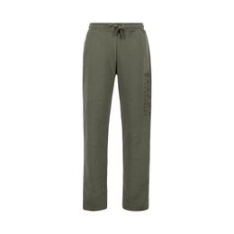 Alpha Industries Herren Jogginghose &raquo;Embroidery Jogger&laquo; gr&uuml;n XL, Normalgr&ouml;&szlig;en