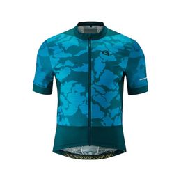 Gonso Herren Radtrikot &raquo;PADEON&laquo; Hohe Bewegungselastizit&auml;t, Ventilations-Mesheins&auml;tze blau M