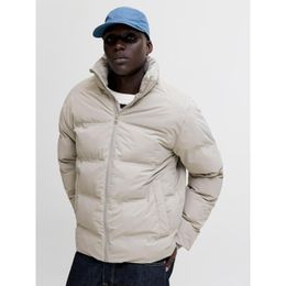 Jack & Jones Jack & Jones Herren Steppjacke &raquo;JJESOHO PUFFER COLLAR SN&laquo; ohne Kapuze grau XL