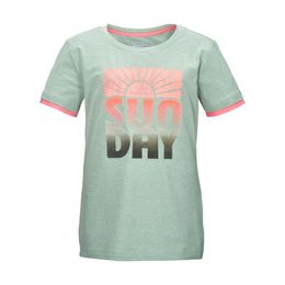 Killtec M&auml;dchen T-Shirt &raquo;KOS 133 GRLS TSHRT&laquo; Farbenfrohes M&auml;dchen-T-Shirt mit &bdquo;Sunday&ldquo;-Print 164
