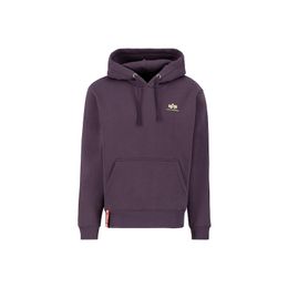 Alpha Industries Herren Hoodie &raquo;Basic Hoodie SL&laquo; lila XXL