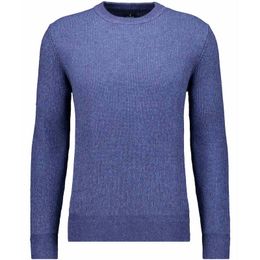 Ragman Herren Ragman Rundhalspullover blau 54
