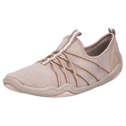 Rieker Damen Slip-On Sneaker , Barfu&szlig;schuh, Schlupfschuh, Slipper in veganer Verarbeitung rosa 39