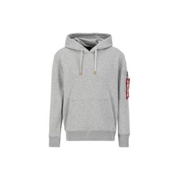 Alpha Industries Damen Hoodie &raquo;R Print Hoodie&laquo; grau L