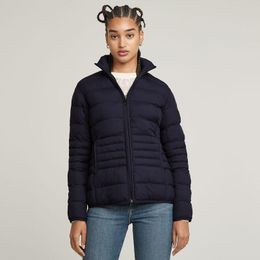 G-Star Raw G-Star Damen G-STAR Steppjacke &raquo;Light Weight Pdd Jacket&laquo; ohne Kapuze mit Logo Stickerei am &Auml;rmel blau M