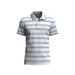 Fynch-Hatton Herren Fynch-Hatton Poloshirt gestreift, mit Logo-stickerei wei&szlig; XL