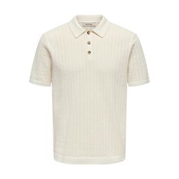 Only & Sons Only & Sons Herren ONLY & SONS Polokragenpullover &raquo;ONSMOON REG 12 SS POLO KNIT NOOS&laquo; XXL