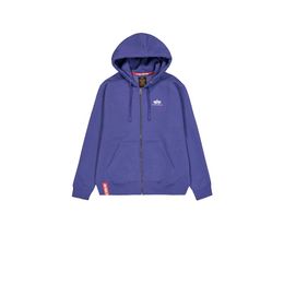 Alpha Industries Damen Hoodie &raquo;Basic Zip Hoodie SL&laquo; lila XXL