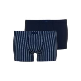 G&ouml;tzburg G&ouml;tzburg Herren G&Ouml;TZBURG Boxershorts &raquo;Volos&laquo; mit Muster, Baumwollmix, elastisch blau 7 (XL)