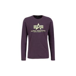 Alpha Industries Herren Longsleeve &raquo;Basic Longsleeve BL&laquo; lila M