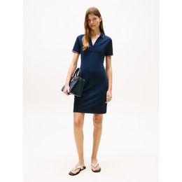 Tommy Hilfiger Damen Polokleid &raquo;1985 RWB TIP SLIM POLO DRS&laquo; blau XL (42), N-Gr