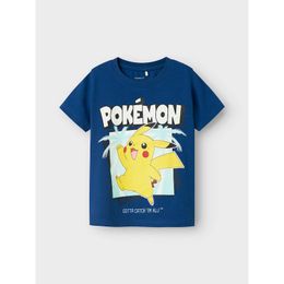 name it Jungen Kurzarmshirt &raquo;NMMMAHE POKEMON NREG SS TOP BOX SKY&laquo; blau 98