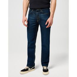 Wrangler Herren Straight-Jeans aus elastischer Baumwollmischung 42, L&auml;nge 30