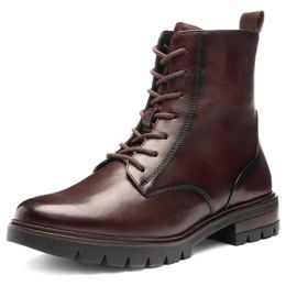Ara Damen Schn&uuml;rstiefelette &raquo;CAMBRIDGE&laquo; Business Stiefel in Bequemweite G (= weit) rot 4,5 (37,5)
