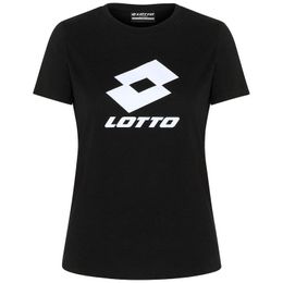 Lotto Damen Lotto T-Shirt - mit angesagtem Crewneck schwarz S (36)