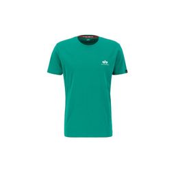 Alpha Industries Herren T-Shirt &raquo;Basic T-Shirt SL&laquo; gr&uuml;n S
