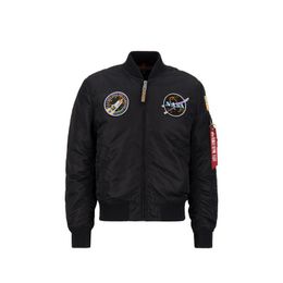 Alpha Industries Damen Bomberjacke &raquo;MA-1 VF Vintage Fit NASA&laquo; schwarz L