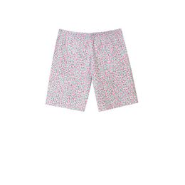 TRIGEMA Jungen Bermudas &raquo;TRIGEMA Bermuda mit Blumen-Muster&laquo; wei&szlig; 68, Normalgr&ouml;&szlig;en