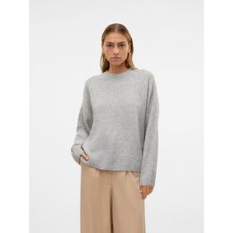 V&eacute;ro Moda Vero Moda Damen &raquo;VMBOOM LS O-NECK PULLOVER GA NOOS&laquo; grau M