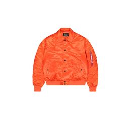 Alpha Industries Damen Bomberjacke &raquo;Coach Logo Jacket&laquo; orange XXL