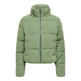 Only Damen Only Steppjacke &raquo;ONLELIA CORDUROY PUFFER OTW ZL&laquo; ohne Kapuze gr&uuml;n L