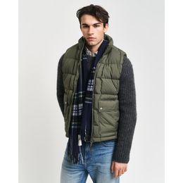 Gant Herren Steppweste &raquo;MID DOWN VEST&laquo; mit modischer Steppung gr&uuml;n XXL