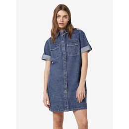 Noisy may Damen Noisy may Jeanskleid &raquo;NMNEW SIGNE S/S DENIM DRESS WG002MB NOOS&laquo; Brusttaschen blau XS, N-Gr
