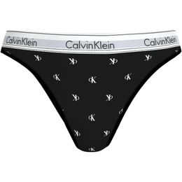 Calvin Klein Underwear Damen Tanga &raquo;HIGH LEG TANGA&laquo; K&ouml;rpernahe Passform mit elastischem Bund M (38)
