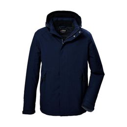 Killtec Herren Funktionsjacke &raquo;KOW 4 MN JCKT&laquo; Wasser- und winddichte Herrenjacke, atmungsaktiv, abnehmbare Kapuze blau XL